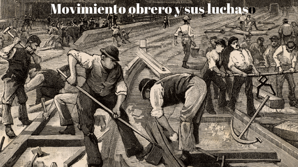 Movimiento obrero y sus luchas. RD..