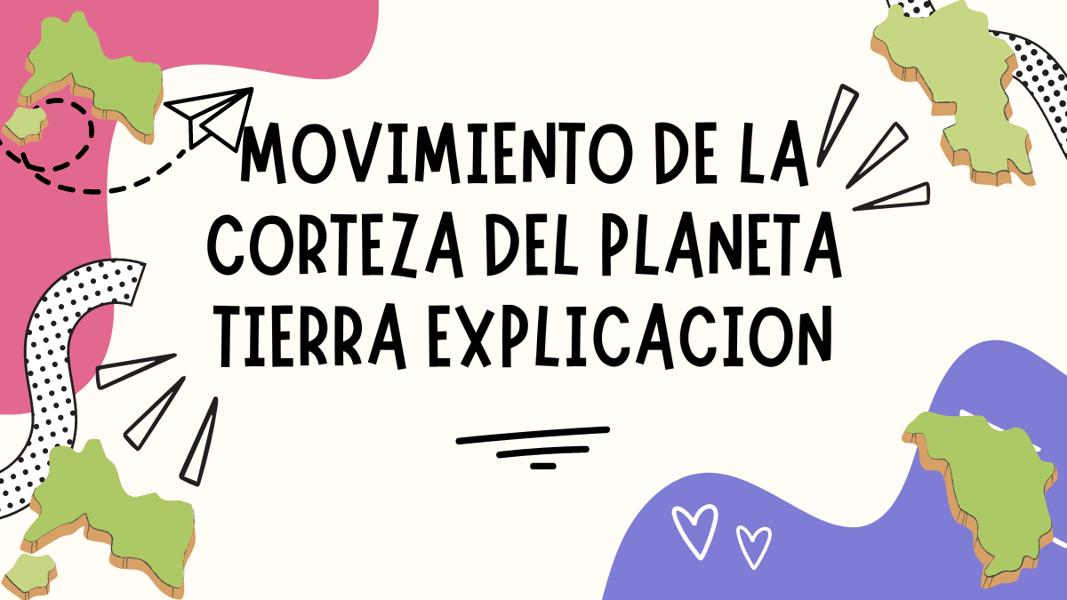 Movimiento de la corteza del planeta tierra explicación RD