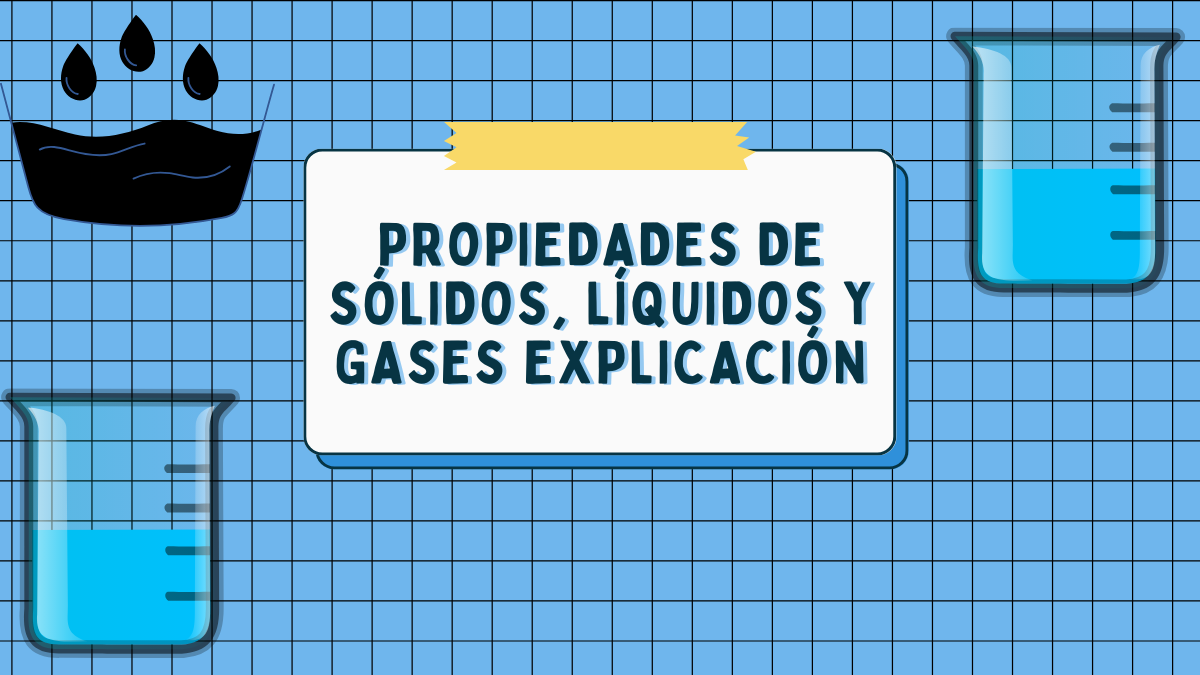 Propiedades de sólidos, líquidos y gases explicación RD...